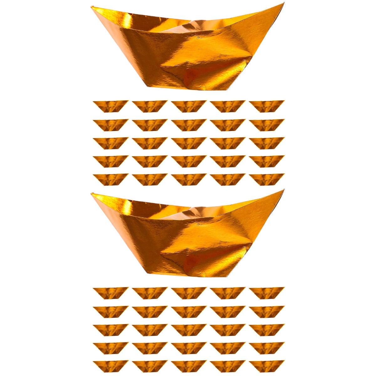 400 Pcs Ingot Paper Folding Gold Burning Semi-finished Product ...