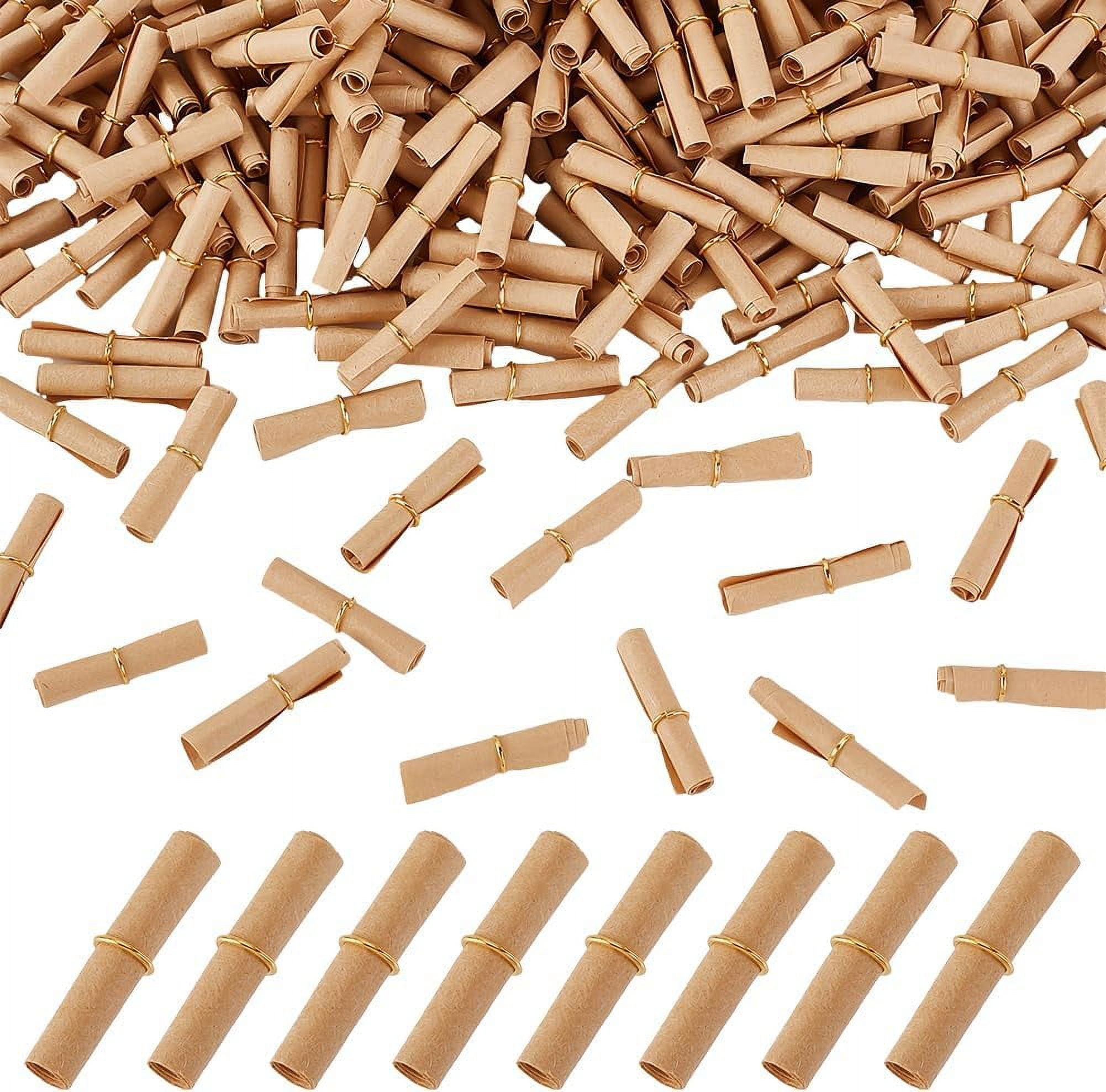 400 Pcs Mini Paper Scrolls Vintage Scroll Paper Message Paper Roll 2 ...