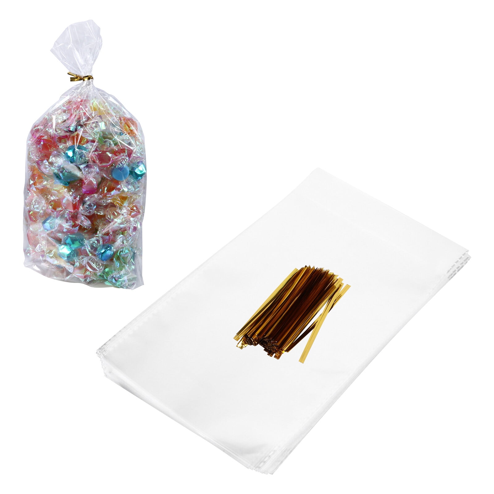 Raindrops Clear Treat Bags for Storage Use Plastic Transparent Candy ...