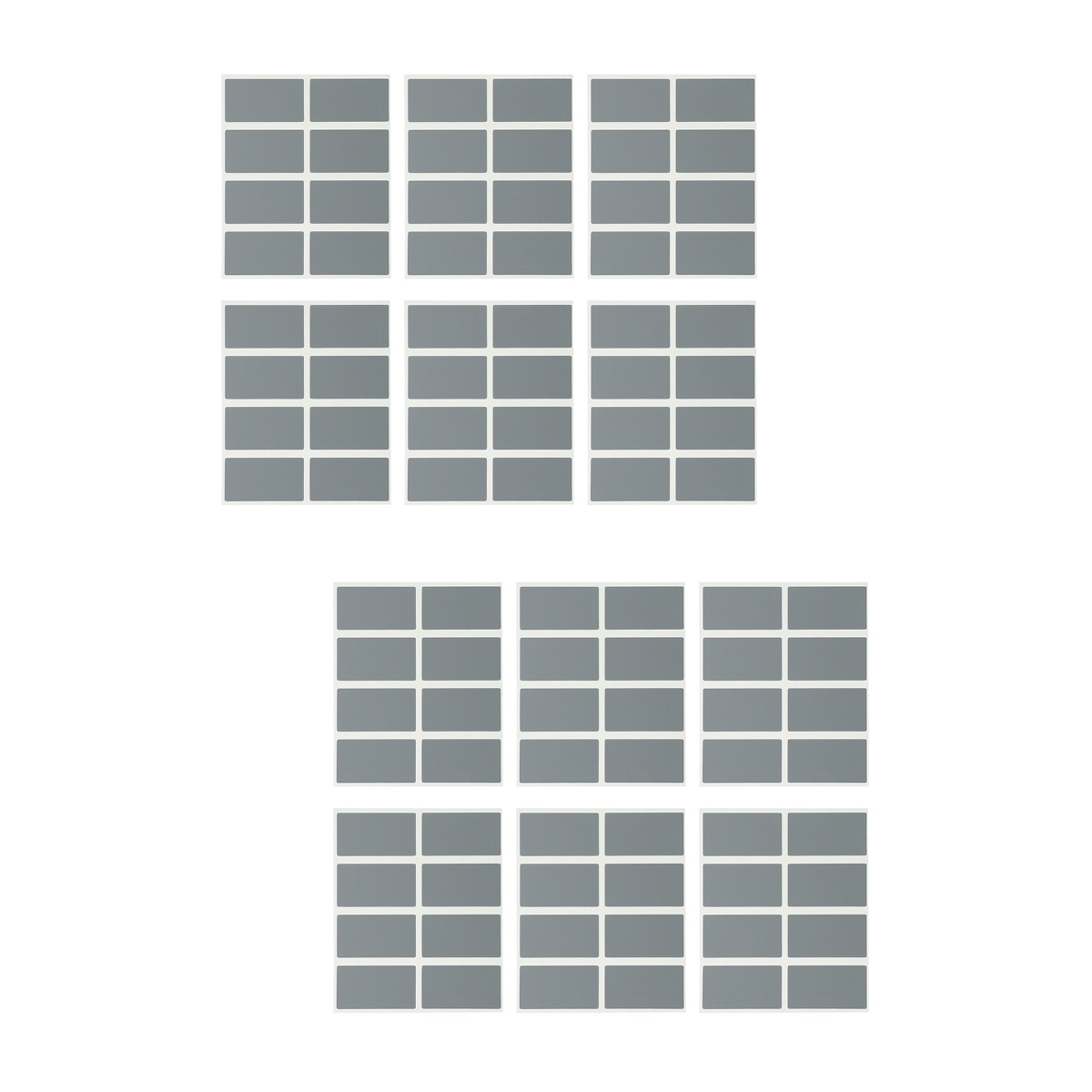 400 Pcs Scratch Card Stickers Blank Labels Rectangular Stickers Scratch ...