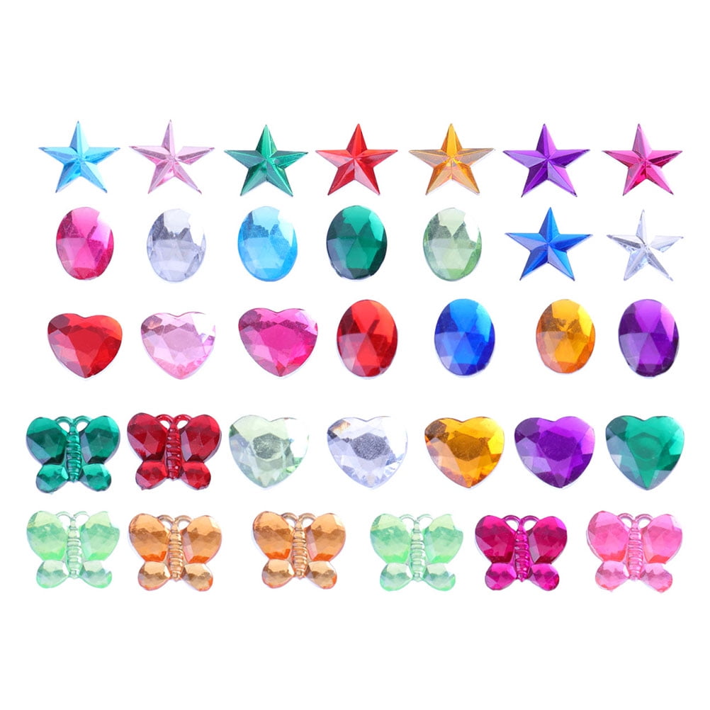 400 Pcs Sticker Gems Large Gemstones for Kids Child - Walmart.com