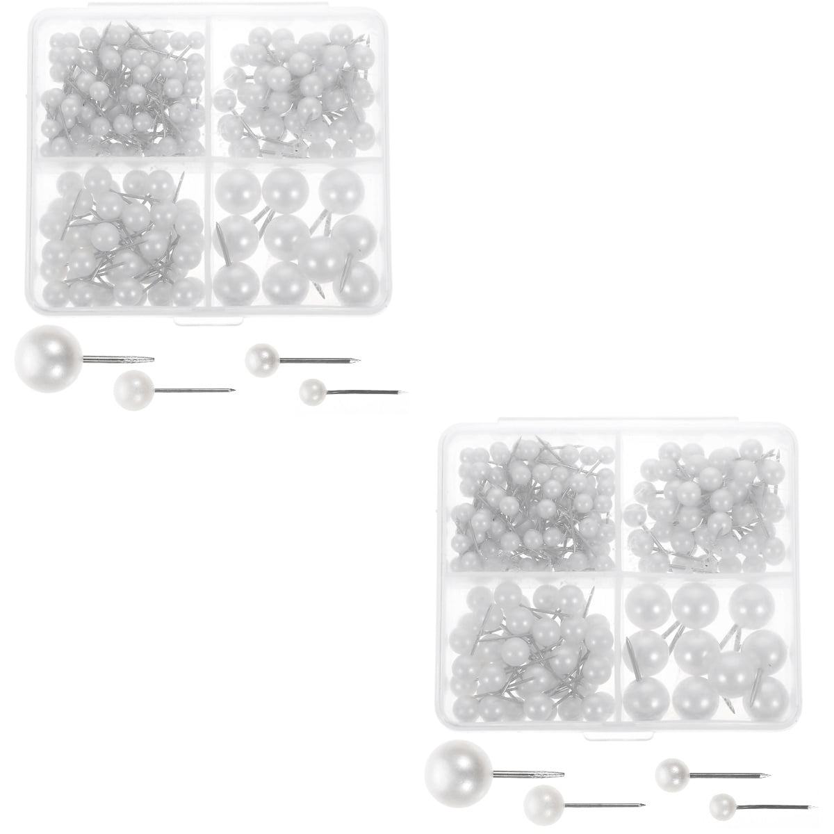 FENGGUIQU Fabric Bulletin Pins Simple and Elegant DIY Crafts 400Pcs ...
