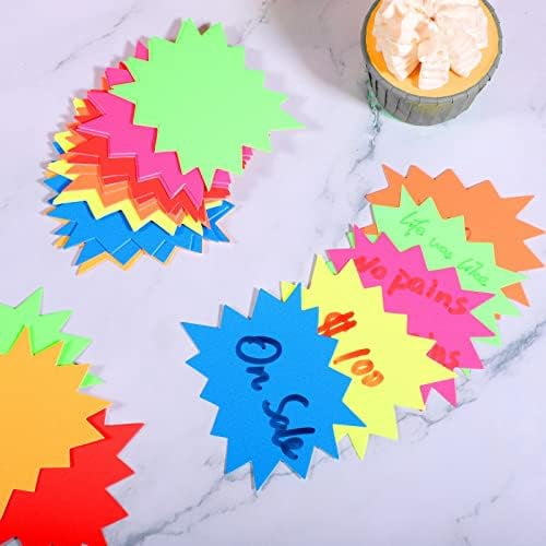 400 Pieces Yard Sale Price Stickers, Vision Board Supplies Starburst ...