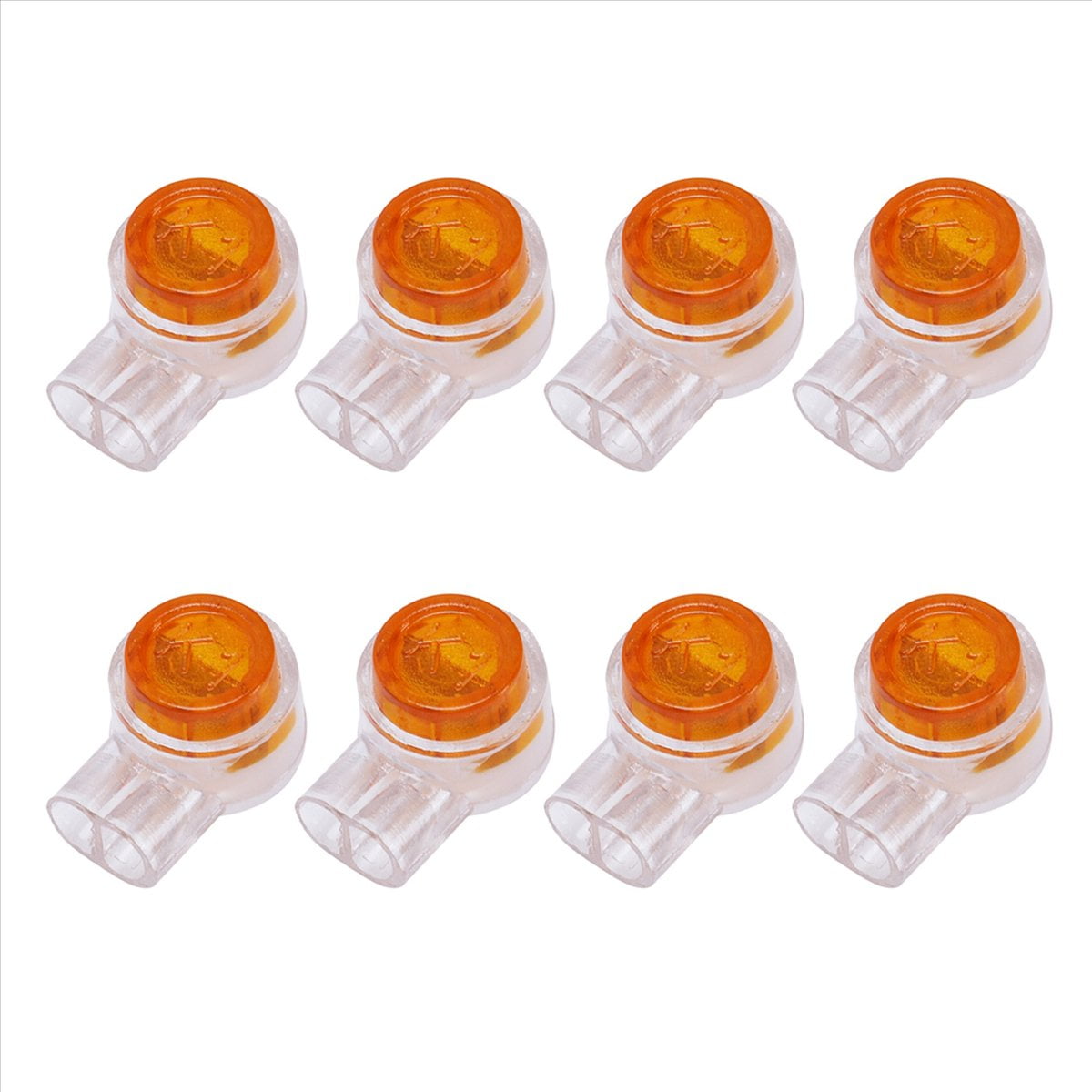 400 Pieces Yellow Button Gel Filled Phone Wire Butt Splice UY Connector ...