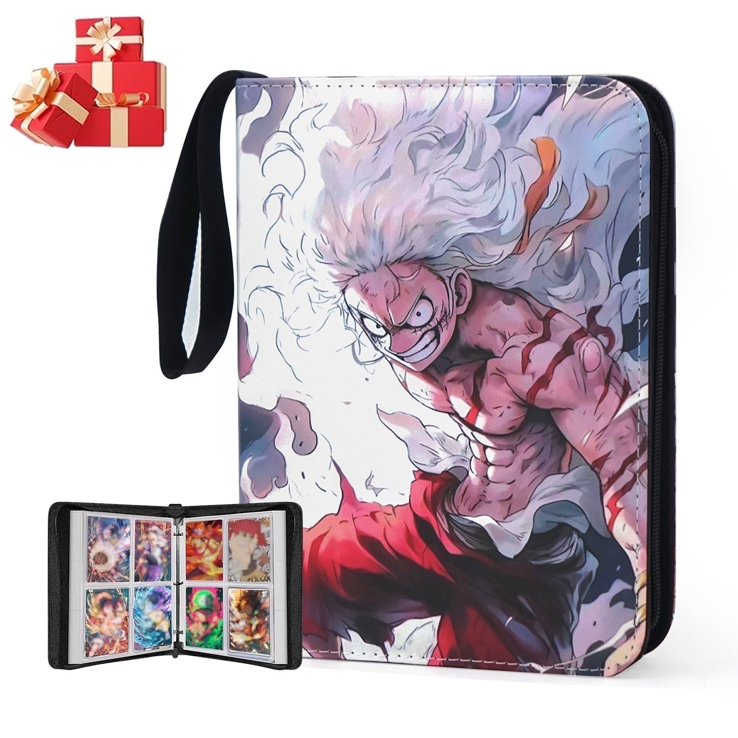 400 Pockets Anime Card Binder for One Piece Cards,Portable Waterproof ...