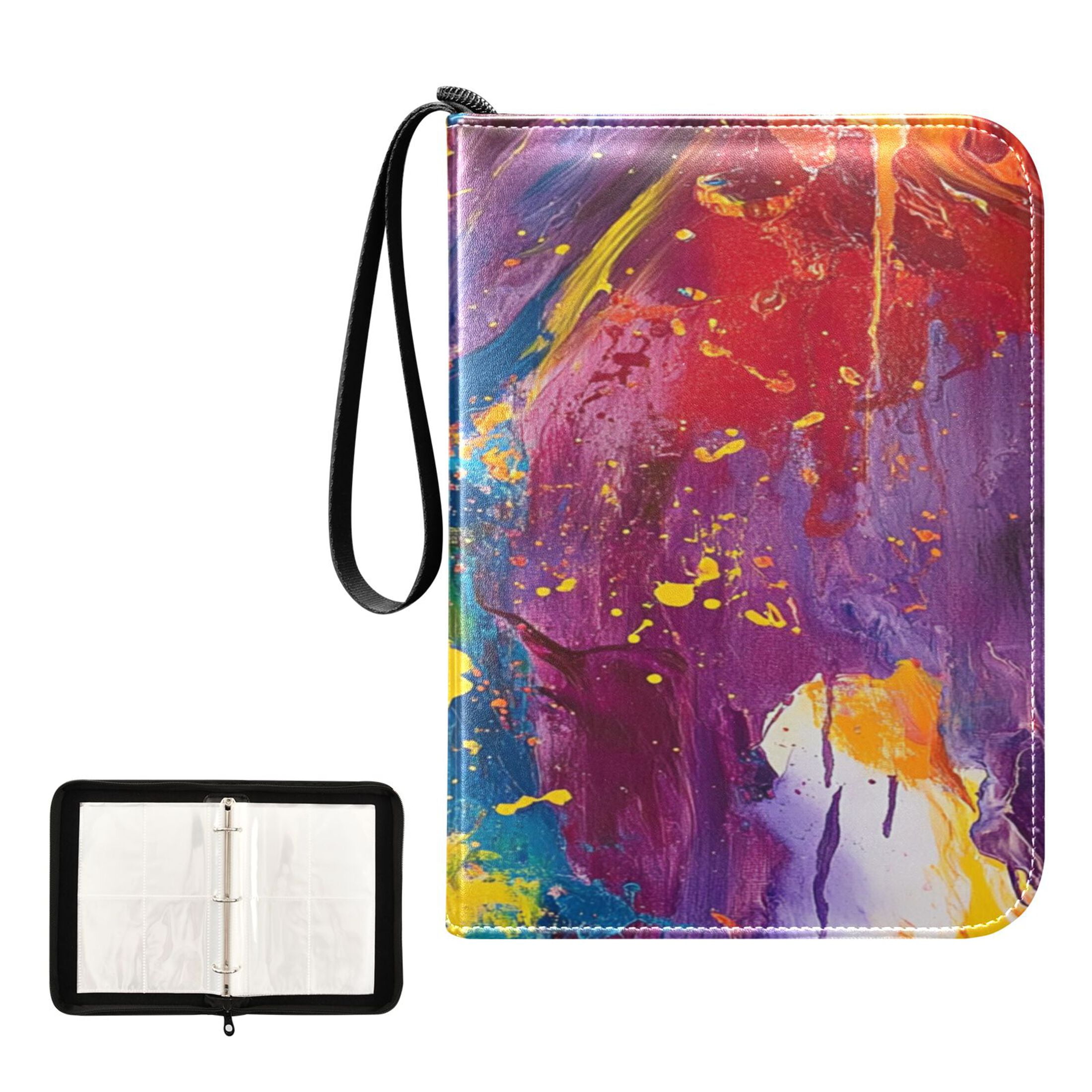 400 Pockets Trading Cards Album,Card Binder 4-Pocket, Cards Collector ...