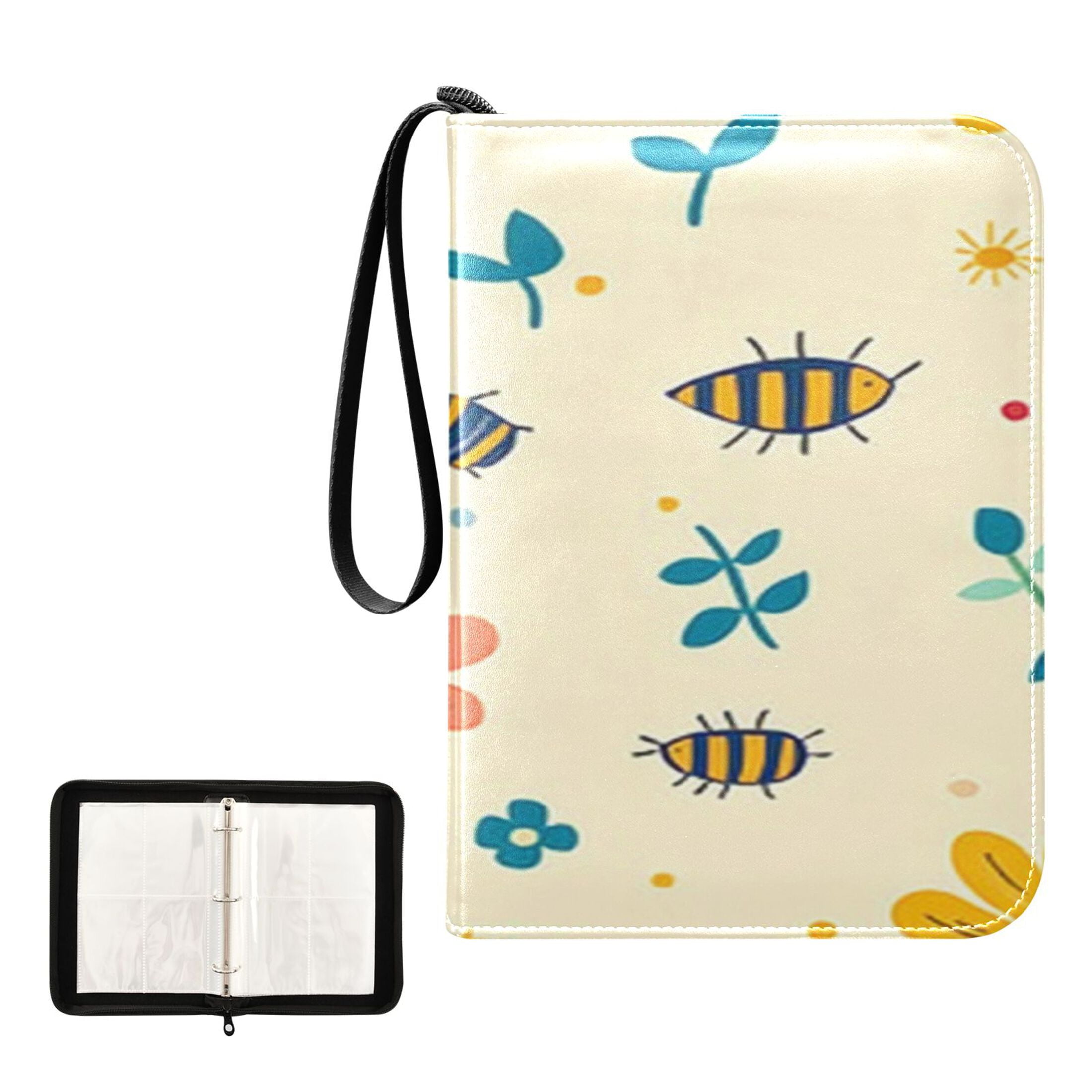 400 Pockets Trading Cards Album,Card Binder 4-Pocket, Cards Collector ...