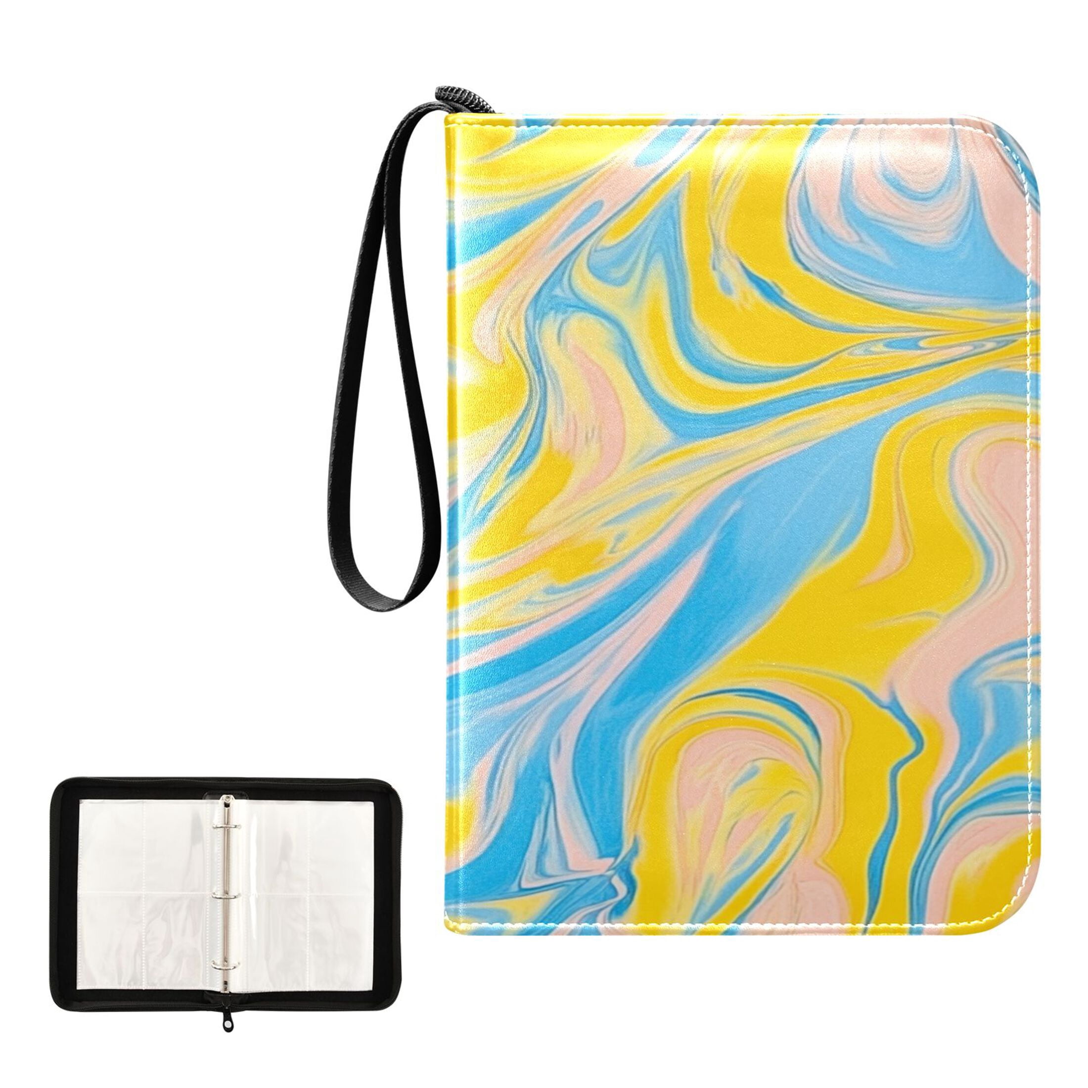 400 Pockets Trading Cards Album,Card Binder 4-Pocket, Cards Collector ...