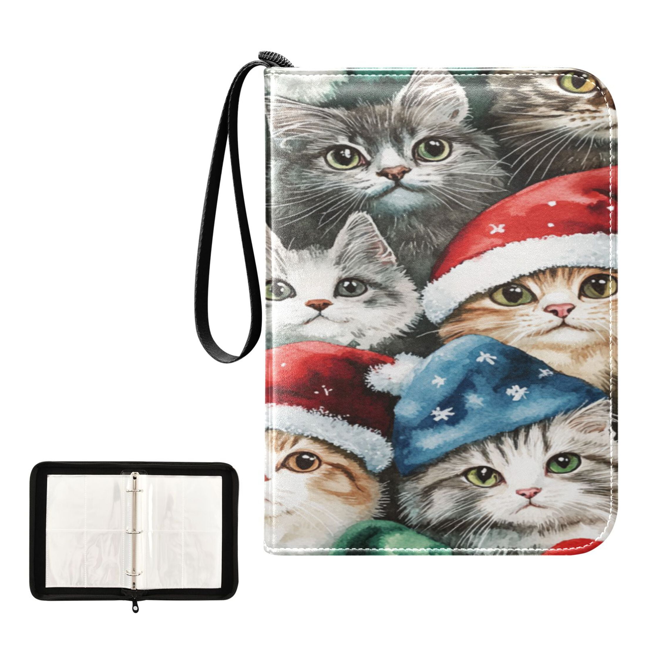 400 Pockets Trading Cards Album,Card Binder 4-Pocket, Cards Collector ...