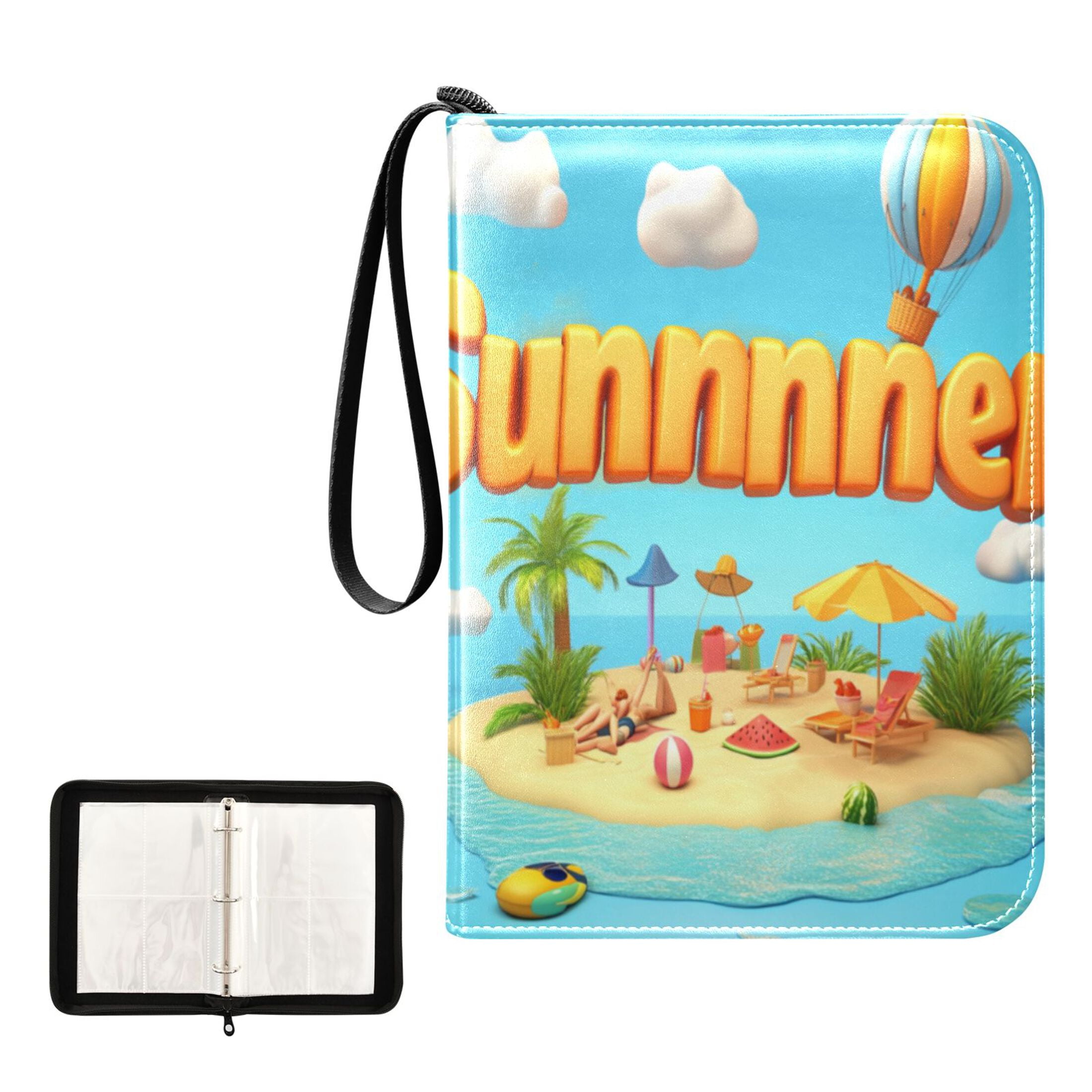 400 Pockets Trading Cards Album,Card Binder 4-Pocket, Cards Collector ...