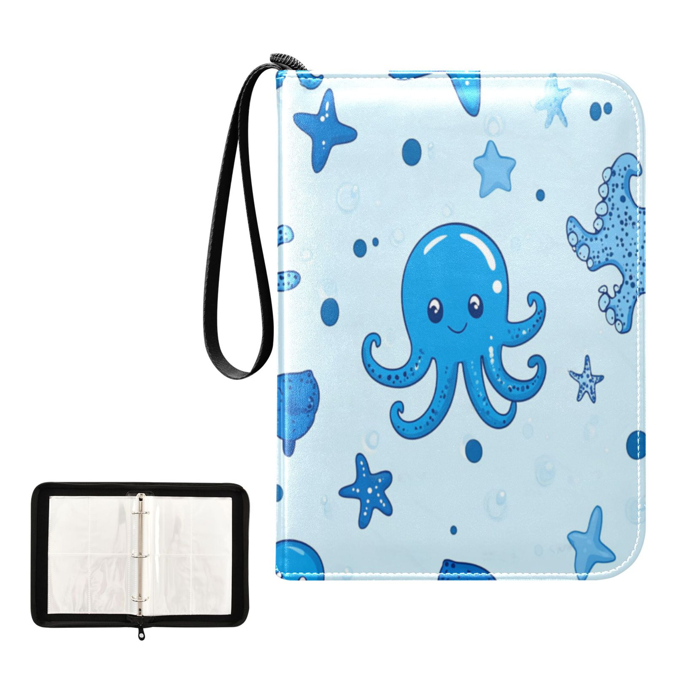 400 Pockets Trading Cards Album,Card Binder 4-Pocket, Cards Collector ...