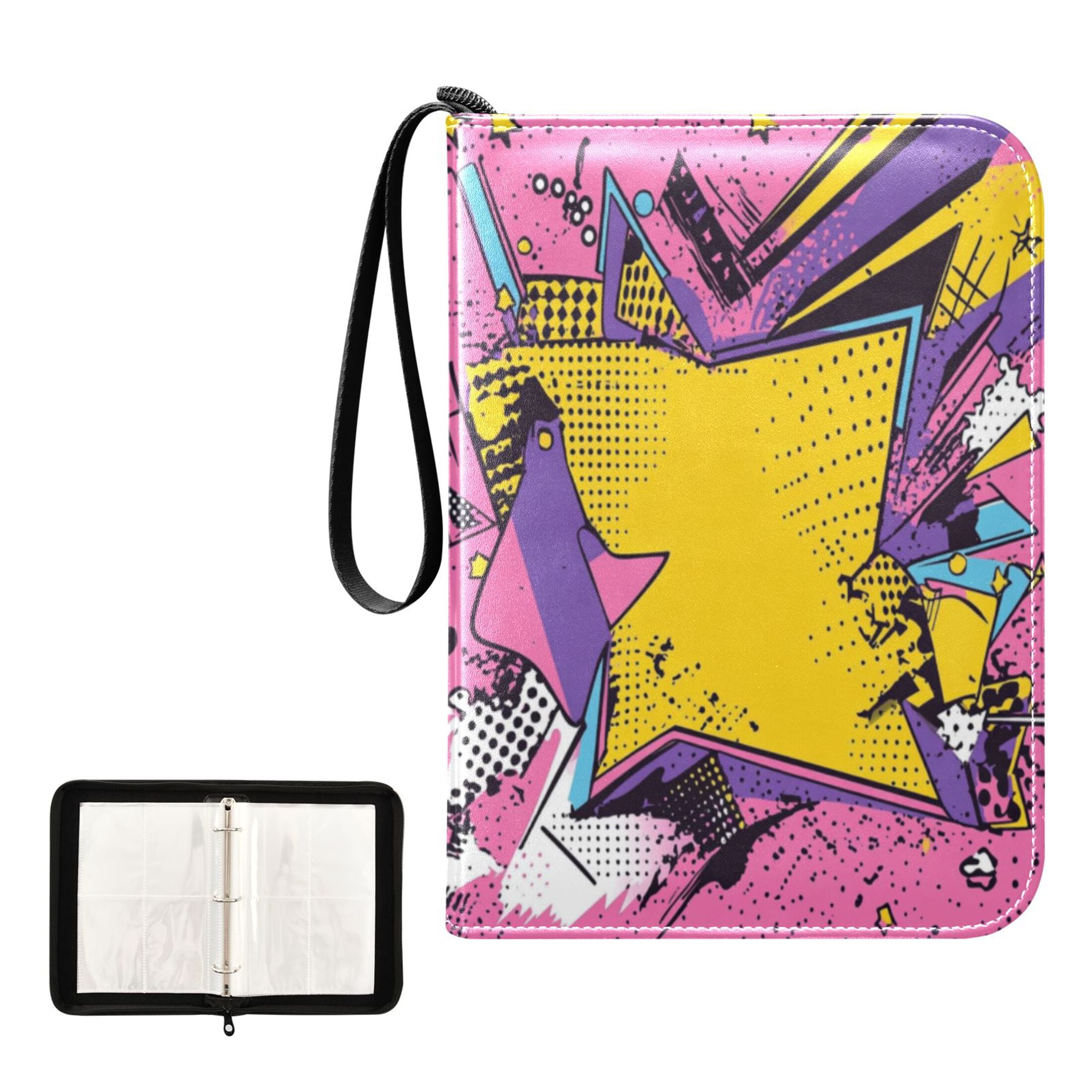 400 Pockets Trading Cards Album,Card Binder 4-Pocket, Cards Collector ...