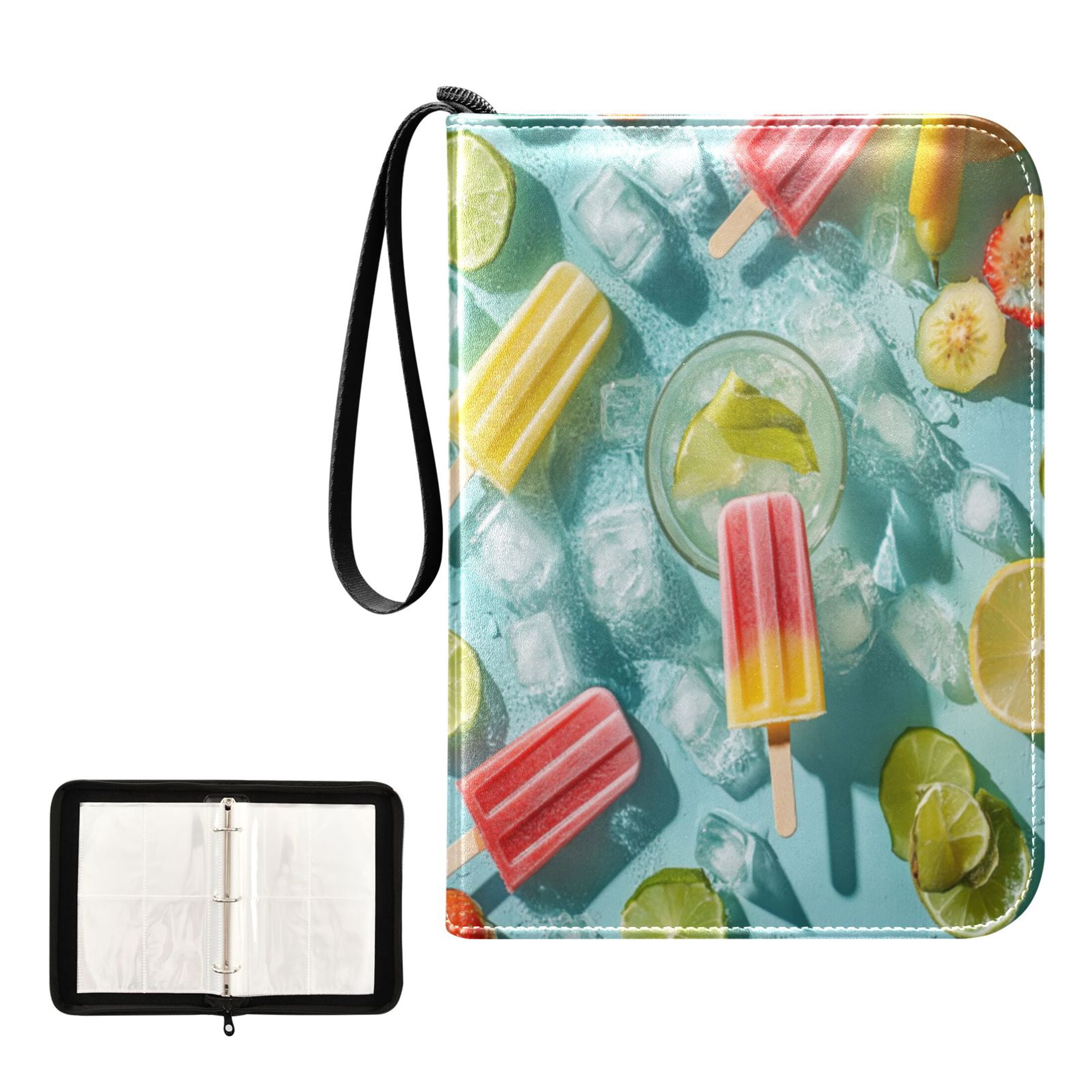 400 Pockets Trading Cards Album,Card Binder 4-Pocket, Cards Collector ...