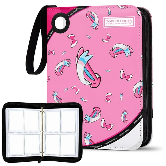 400 Pockets Trading Cards Album,Card Binder 4-Pocket, Cards Collector ...