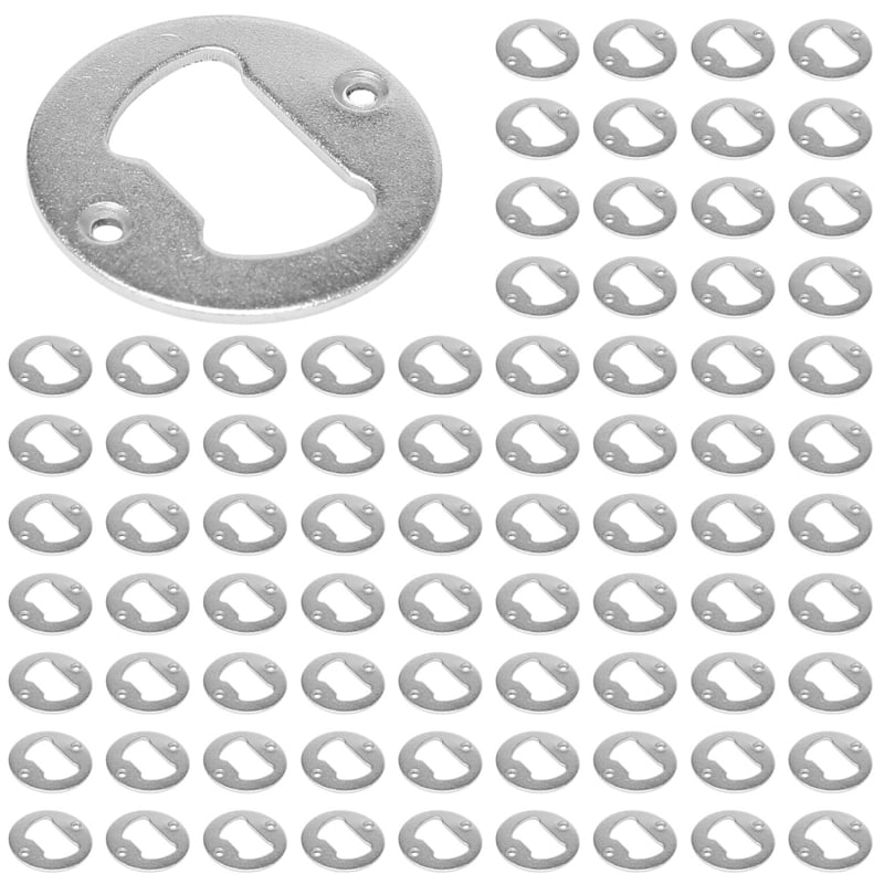 400 Set Bottle Opener Insert,Stainless Steel Round DIY Bottle Opener ...