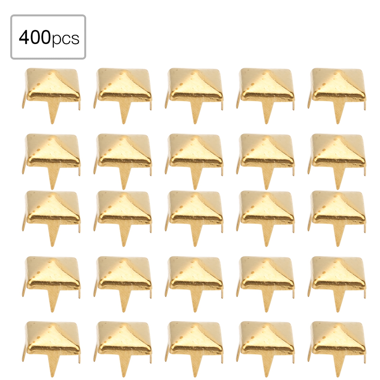 LeiKong 400 Sets 4MM-7MM DIY Leathercraft Spike Rivets Square Spike ...