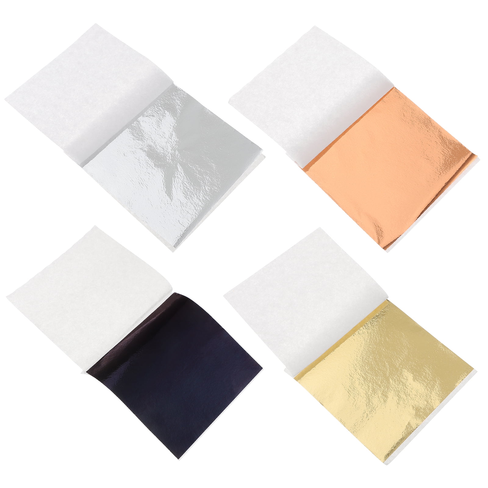 400 Sheets Metallic Gold Foil Leaf Paper DIY Supplies for Gilding ...