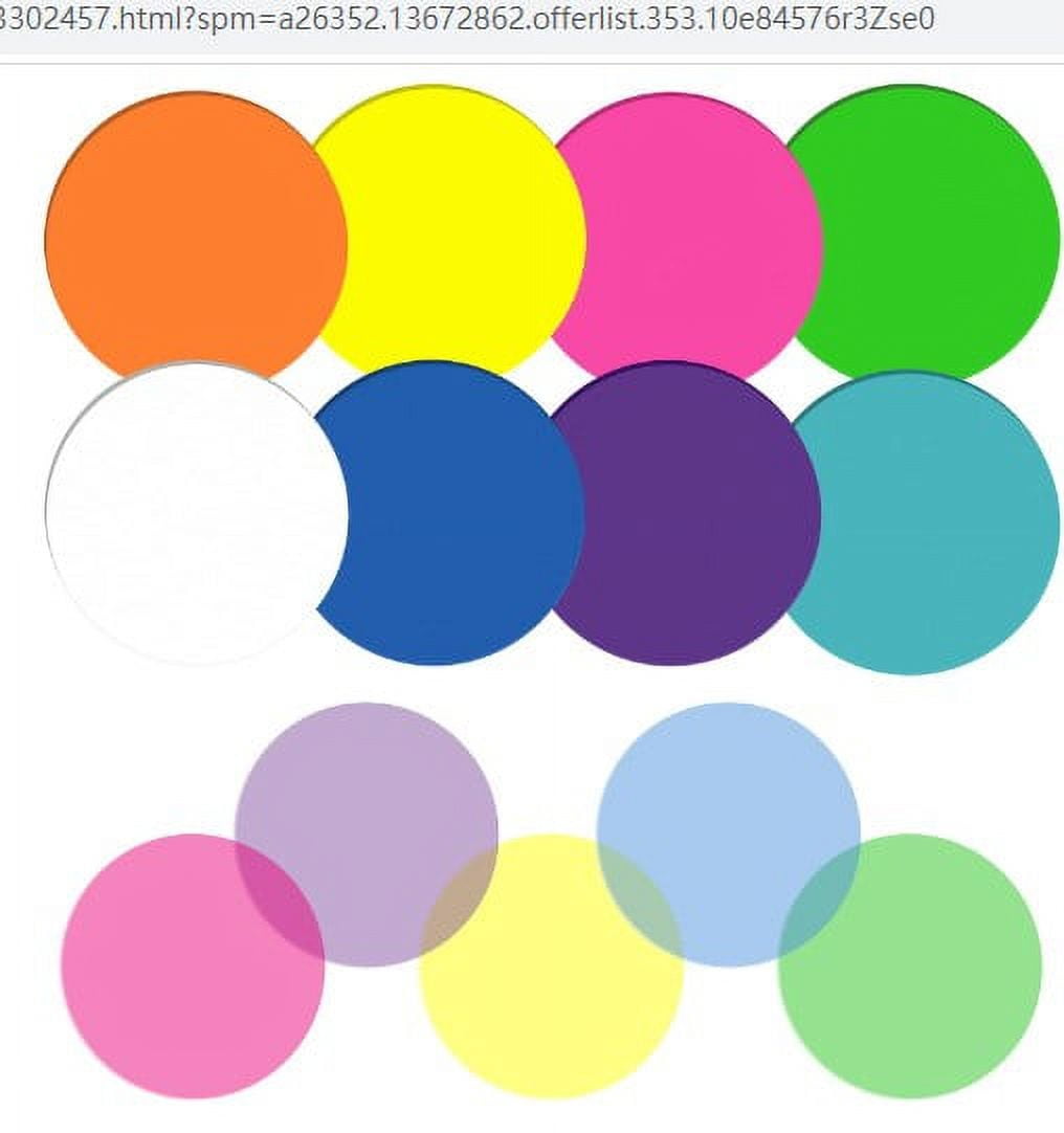 400 Sheets Round Note Pads Bright Self Stick Notes Pads Adhesive Note ...