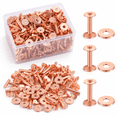 400 Size 9 9/16 Inch Copper Rivets And Burrs Washers Leather Fastener ...