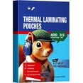 400 Thermal Laminating Pouches 4x6 3.5Mil Thickness Laminating Sheets ...