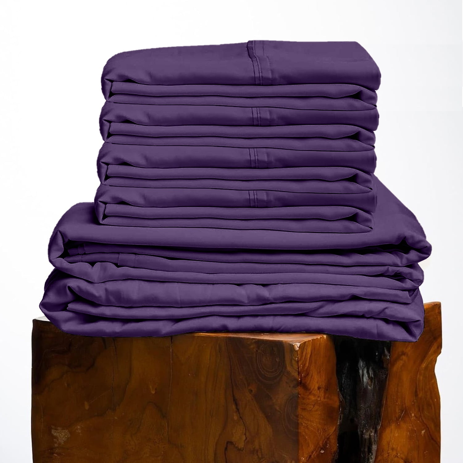 400 Thread Count, 100% Giza Egyptian Cotton Bedding Set, 6-PC Sheets ...