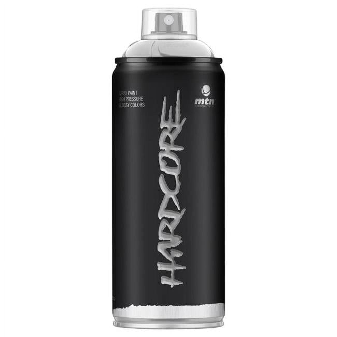 400 ml Hardcore Spray Paint, Metallic Chrome & Silver - Pack of 6 ...