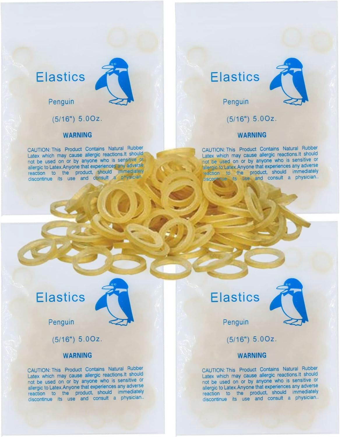 400 pack Orthodontic Elastics Dental Rubber Bands Intraoral Elastic ...