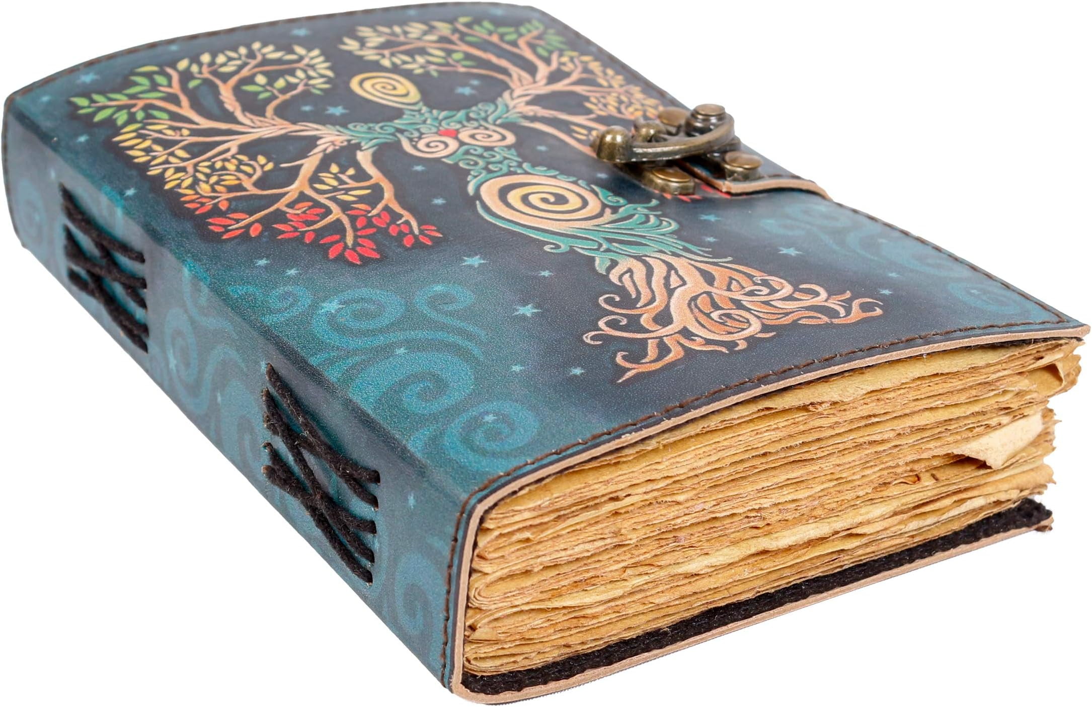 Blank Spell Book Of Shadows Journal With Lock Clasp Prop Vintage ...