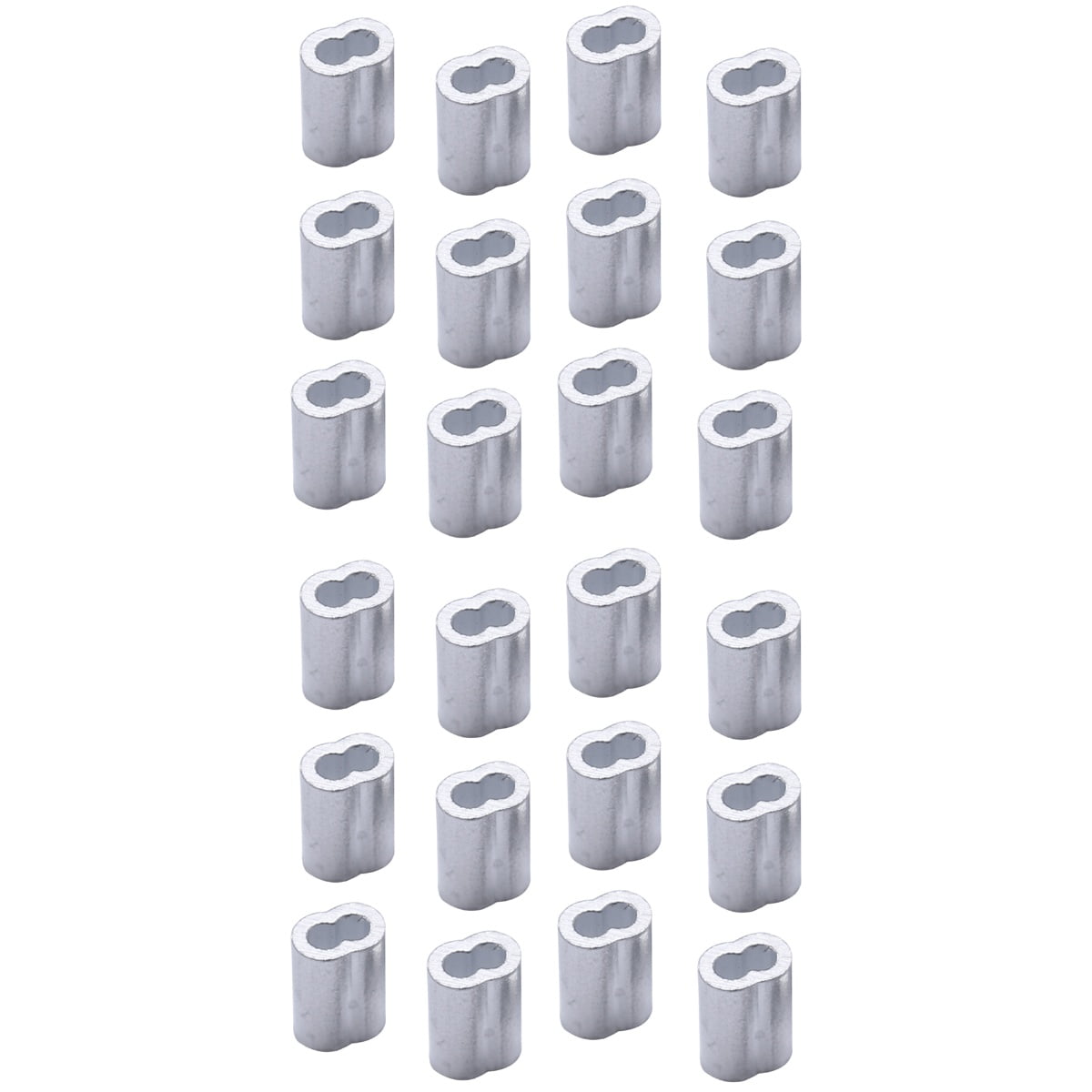 400 pcs Cable Crimps Wire Ferrules Rope Steel Cable Aluminum Crimping ...