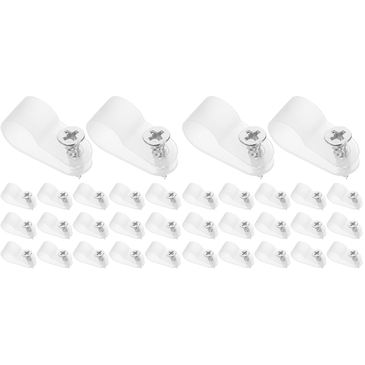 400 pcs Cord Clips Wire Management Clips Wall Cable Clips Electrical ...