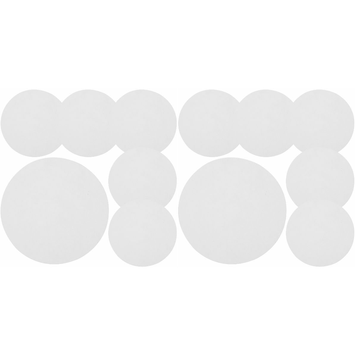 Eease 400 pcs Qualitative Filter Paper Medium Speed Round Filter Paper ...