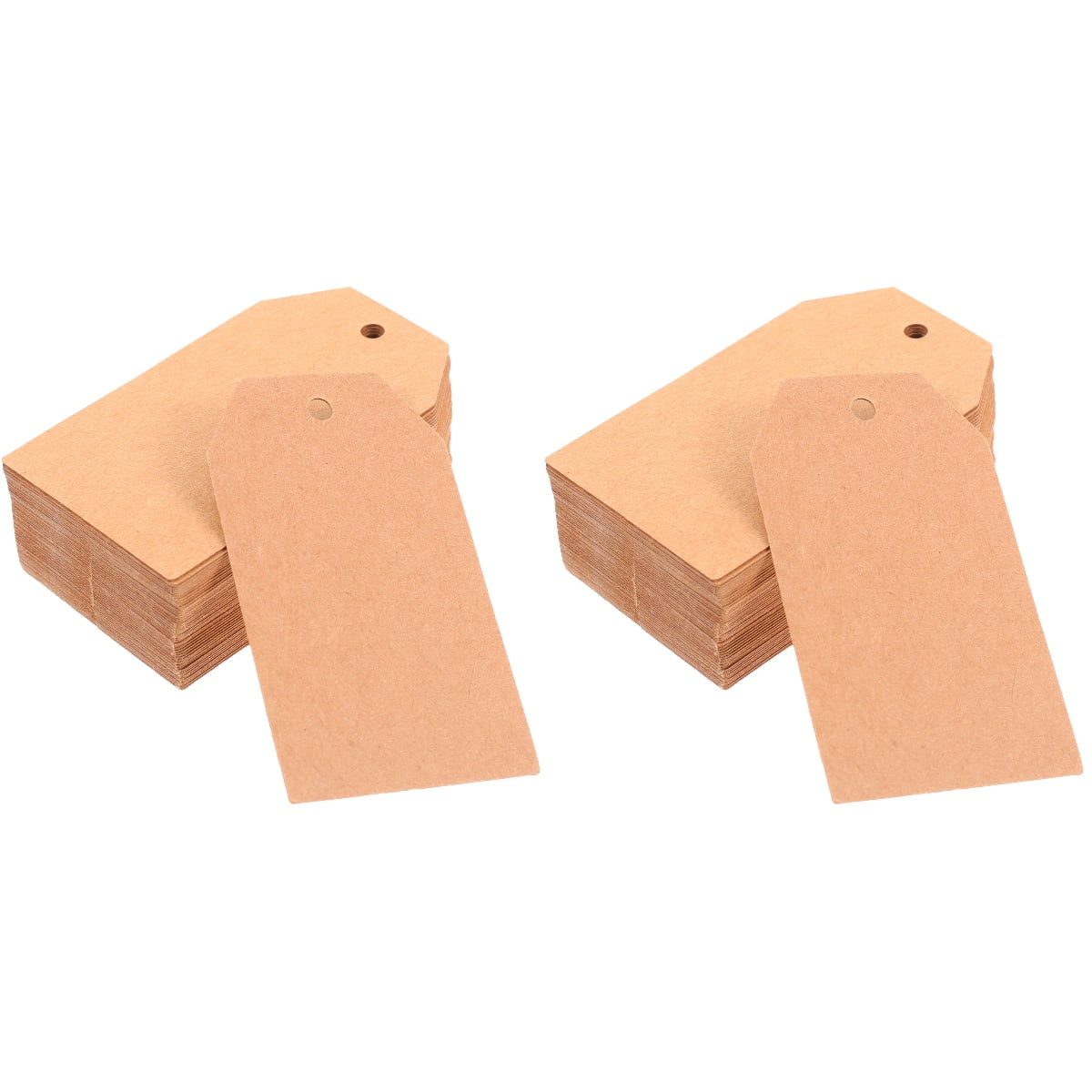 400 pcs Unfinished Blank Label Paintable Retro Display Tags Diy Art ...