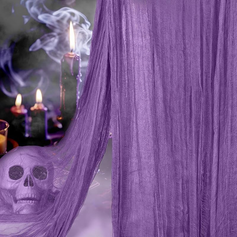 400" x 85" Halloween Creepy Cloth Decoration, Large White Spooky Fabric ...
