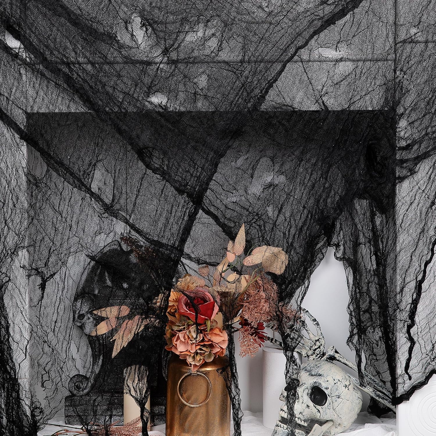 400" x 85" Halloween Creepy Cloth - Large Size Halloween Spooky Fabric ...