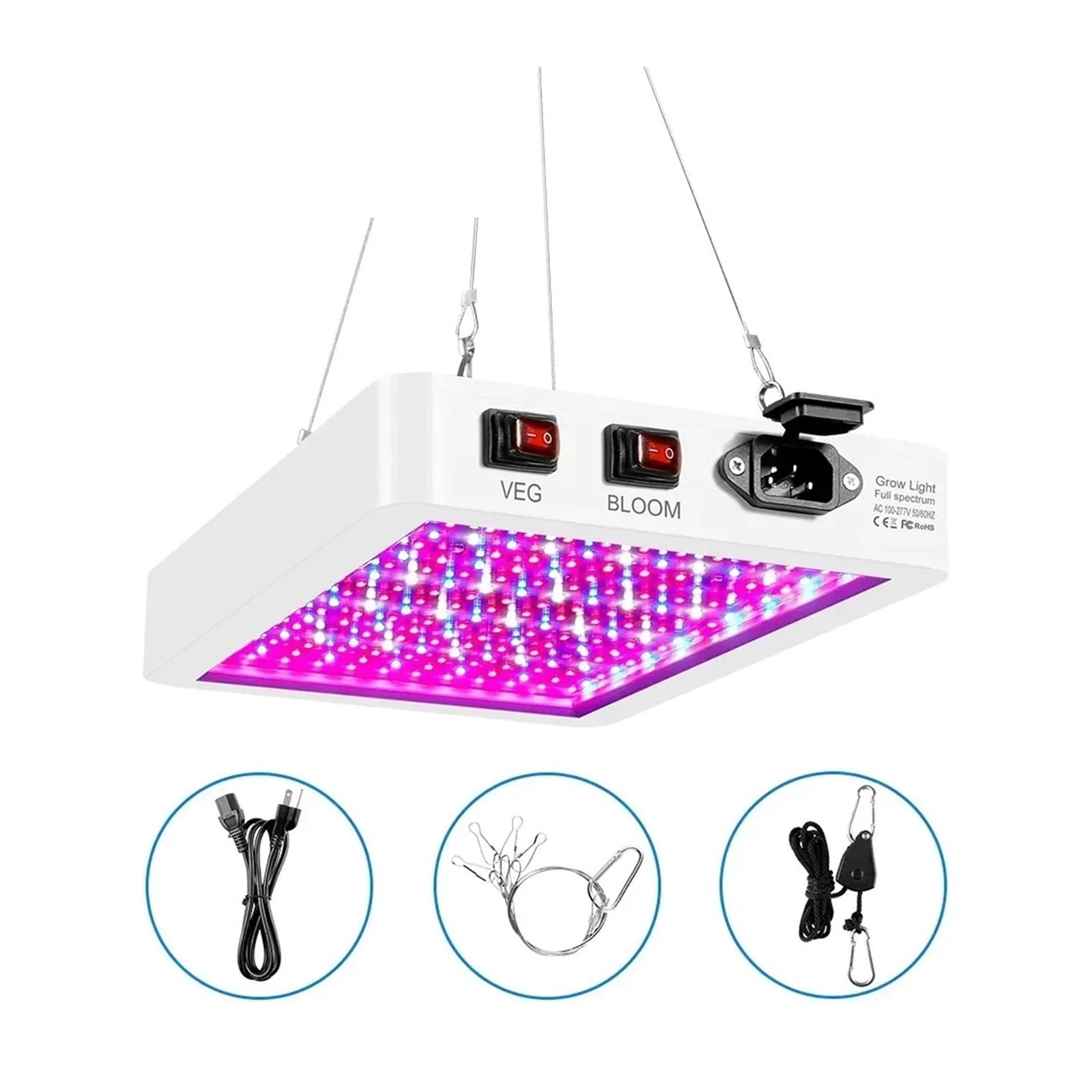 4000/5000W Full Spectrum LED Growing Light IP65 Plant Bulbs Hydroponic ...