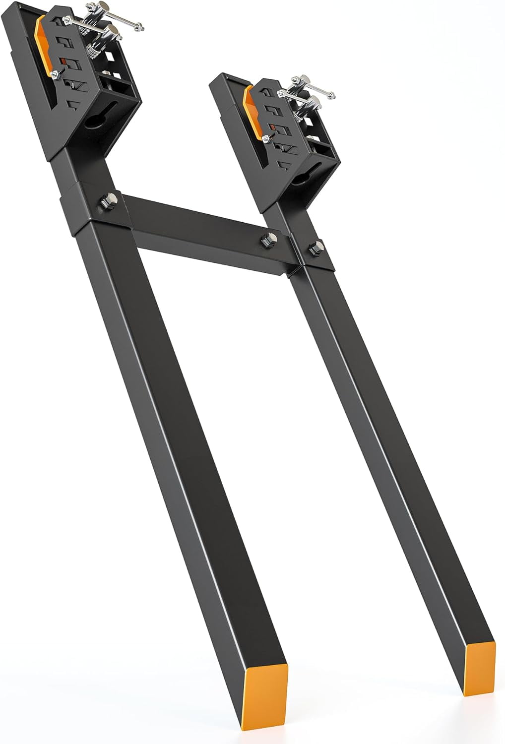 4000 LBS 60" Heavy Duty Clamp-on Pallet Forks [Anti-roll Bar] [Twin ...