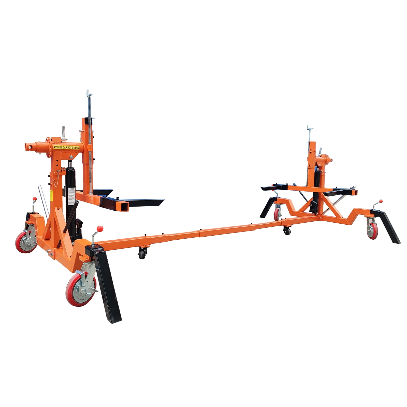 4000 Lbs Hydraulic Car Rollover Rack Mobile Car Rotisserie Body Paint ...