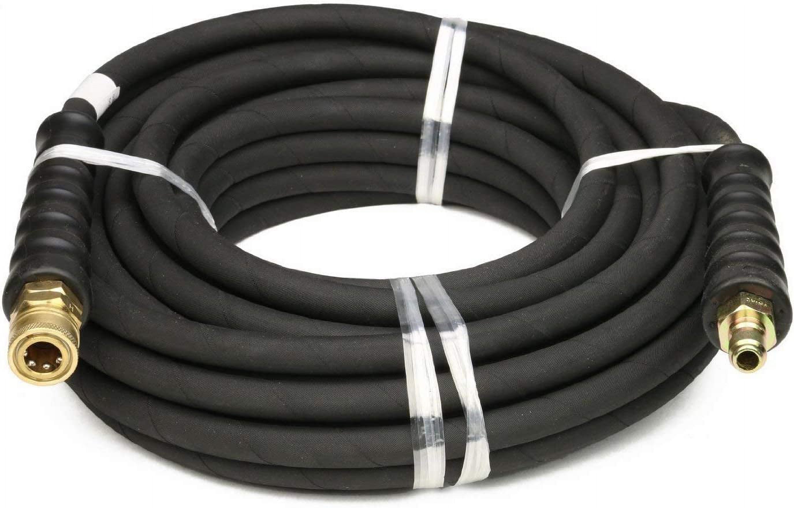 4000 PSI Black 3/8" x 50 FT 1 Layers of High Tensile Wire Braided ...