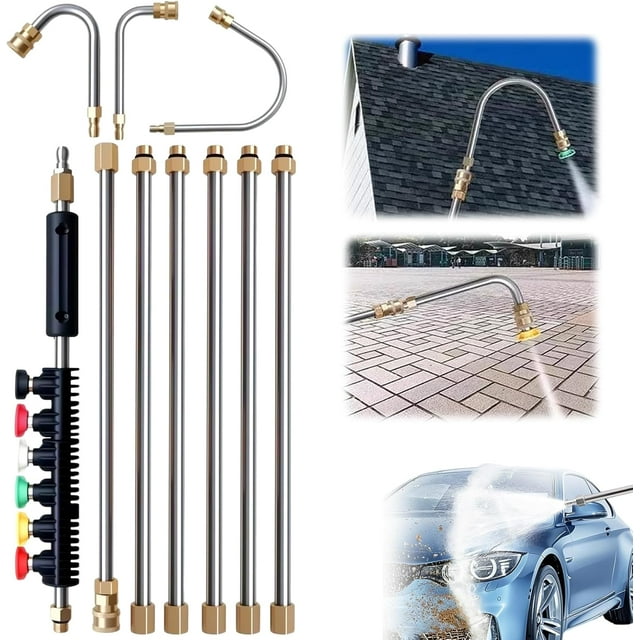 4000 PSI Telescoping High Pressure Washer Wand Set,2025 New 10 Pack ...