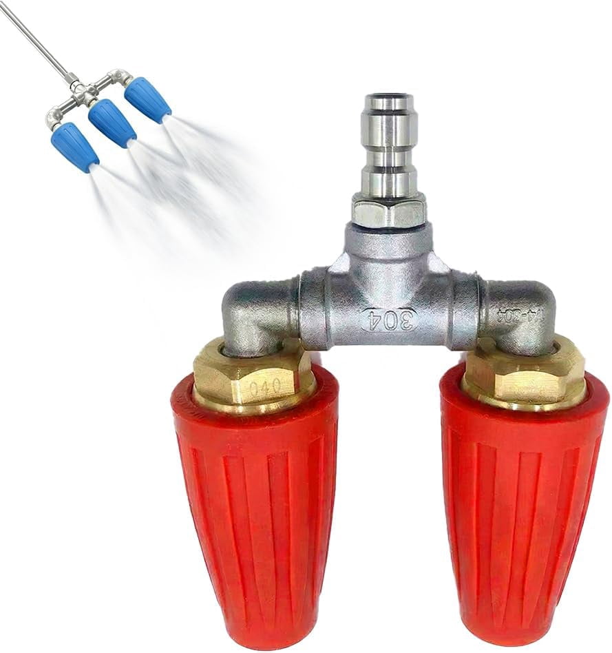 4000 PSI Triple Turbo Nozzle Pressure Washer, 2026 Upgraded 3-in-1 ...