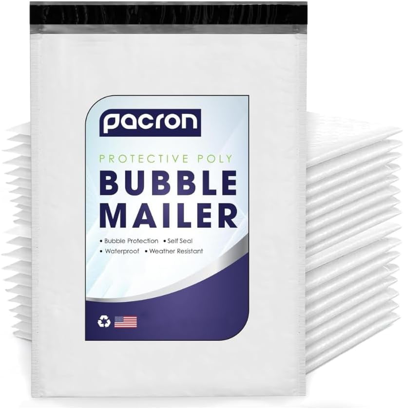 4000-Pack Waterproof Poly Bubble Mailers 10.5 x 16 - Thick, Durable ...