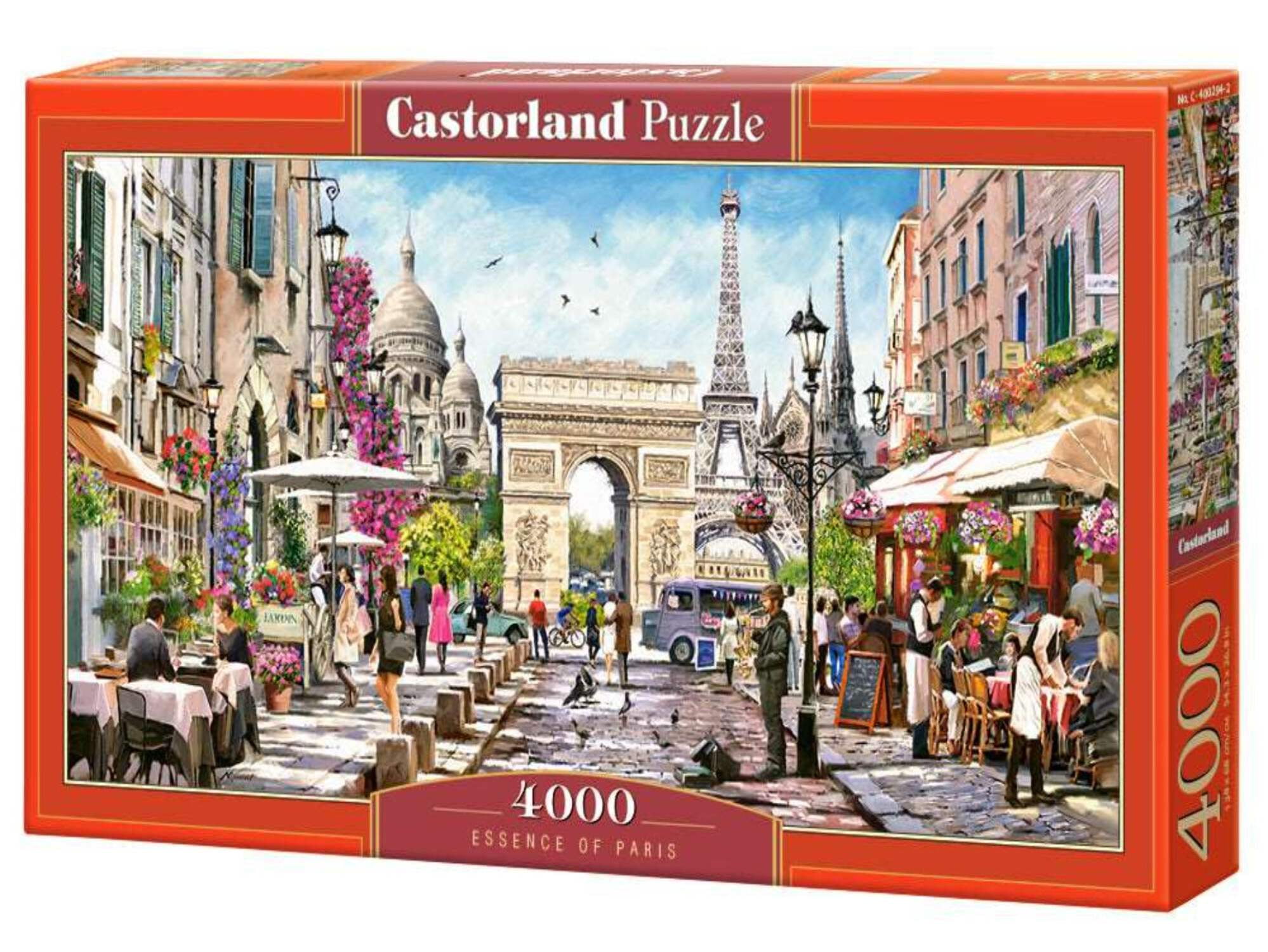 4000 Piece Jigsaw Puzzle, Essence of Paris, France, Eiffel Tower ...