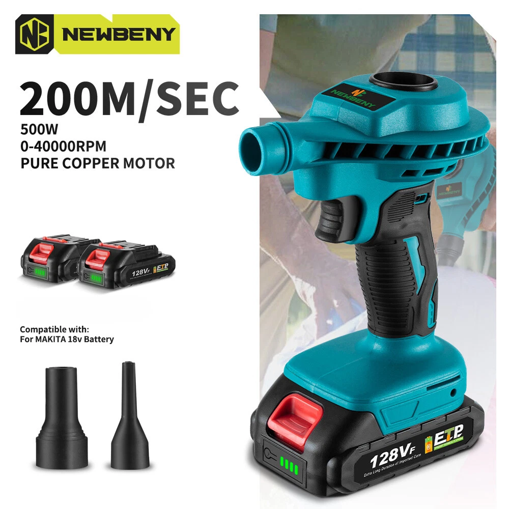 40000RPM Cordless Air Duster Compressed Jet Blower Computer Cleaning ...