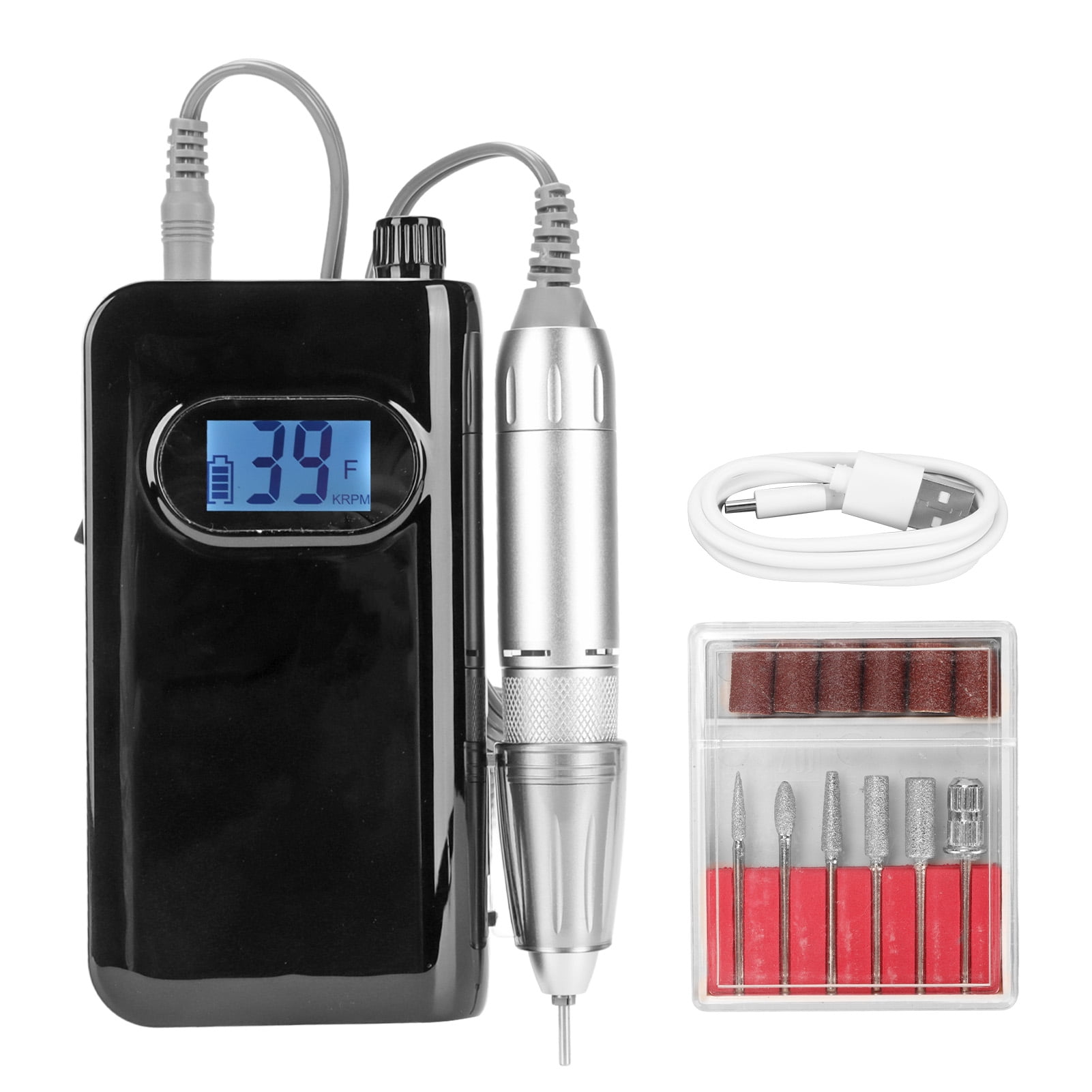 40000RPM Nail Drill Machine CW CCW Rotation Heat Dissipation Electric ...