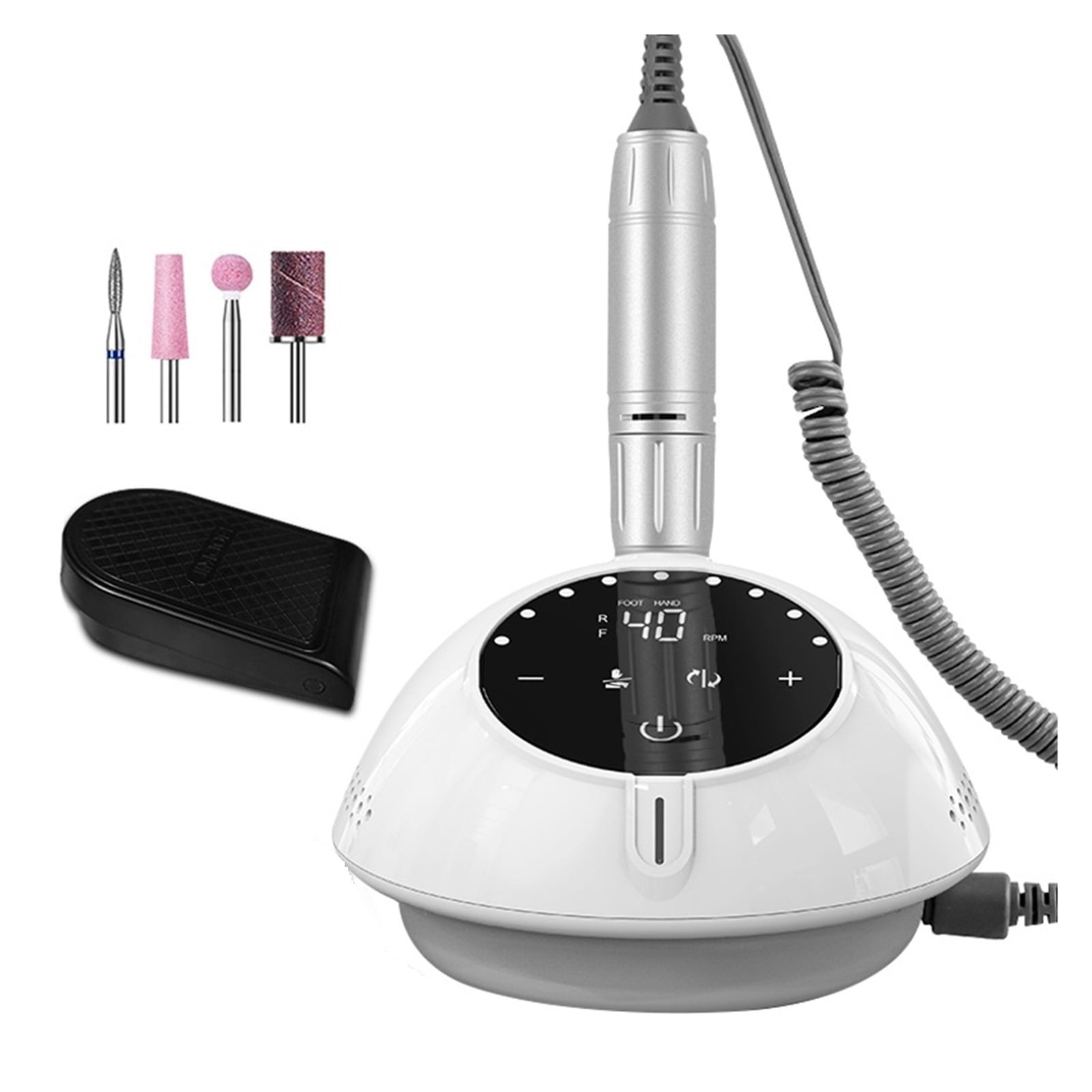 40000RPM Nail Drill Machine With HD Display Manicure Machine New ...