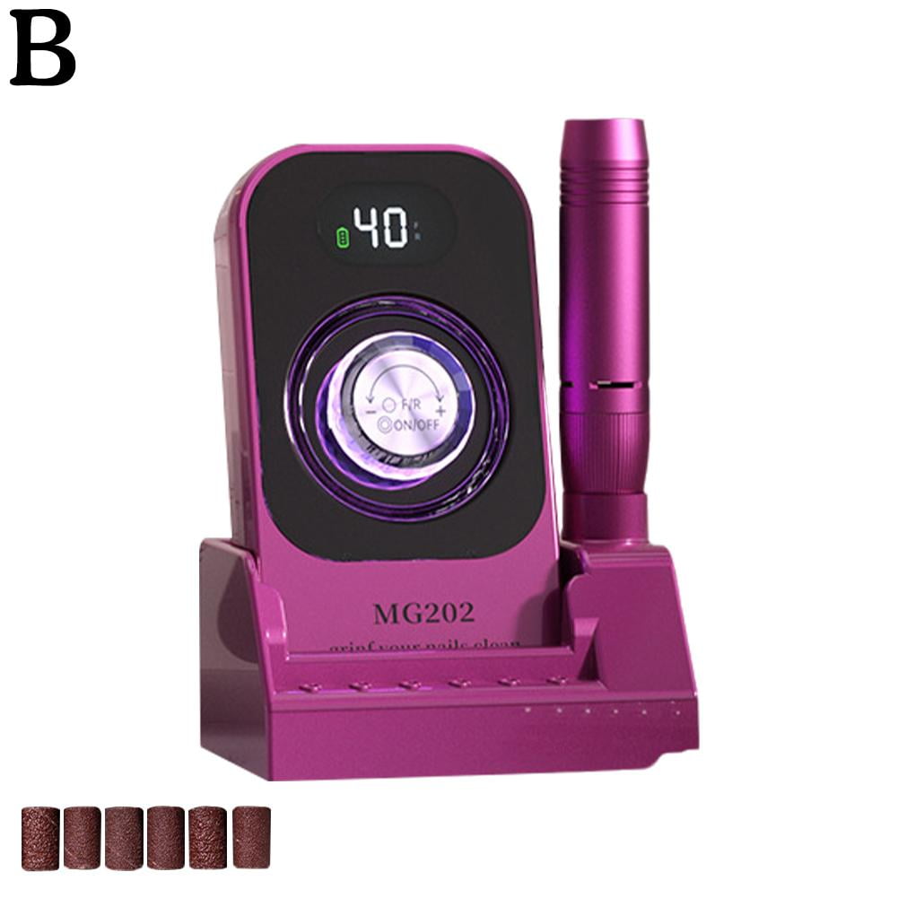 40000rpm Rechargeable Nail File Manicure Tools Brushless Nail Grinding ...