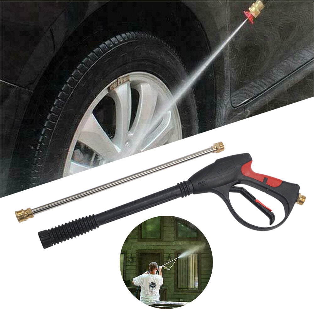 4000PSI High Pressure Power Washer Spray Gun Wand Lance Nozzle Tips ...