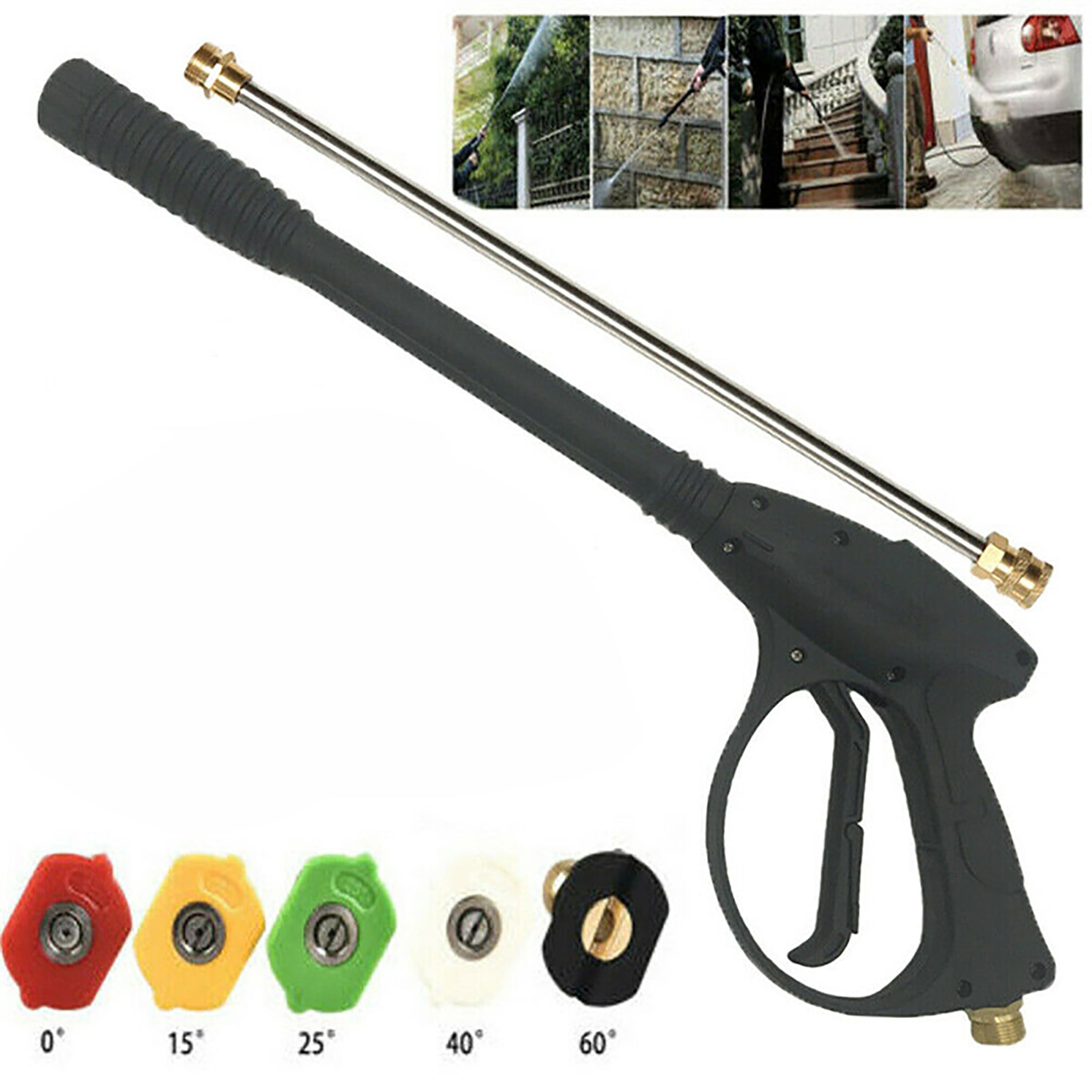 4000PSI Pressure Washer Gun,High Power Washer Handle with M22-14mm ...