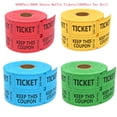 4000Pair/8000 Sheets Raffle Tickets, Double Roll, Ticket for Events ...