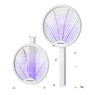 Rotating Head Rechargeable Electric Fly Swatter Electric Fly Swatter ...